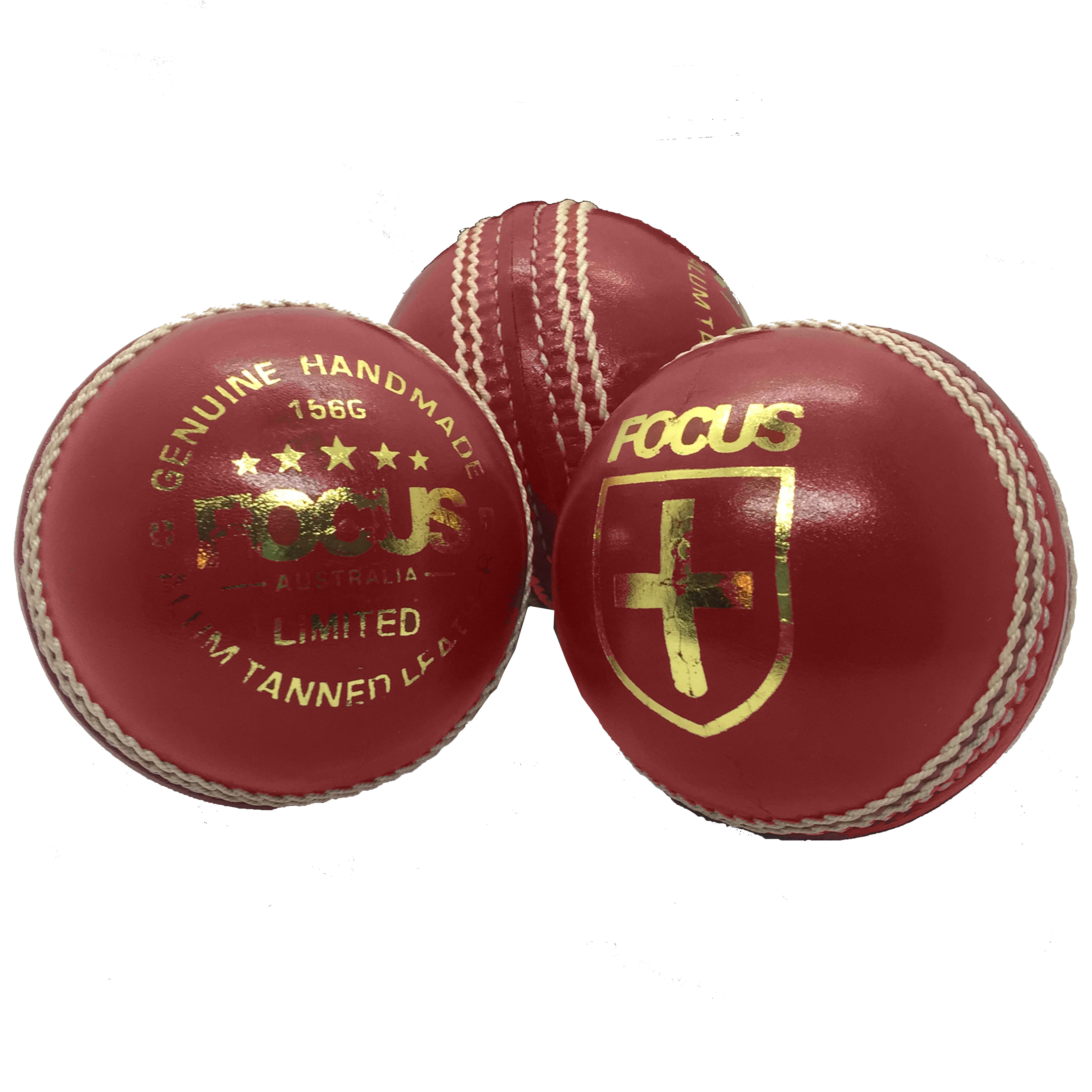 Focus SELECT Series Match Ball Red 2pc 156g – Focus Cricket South Africa